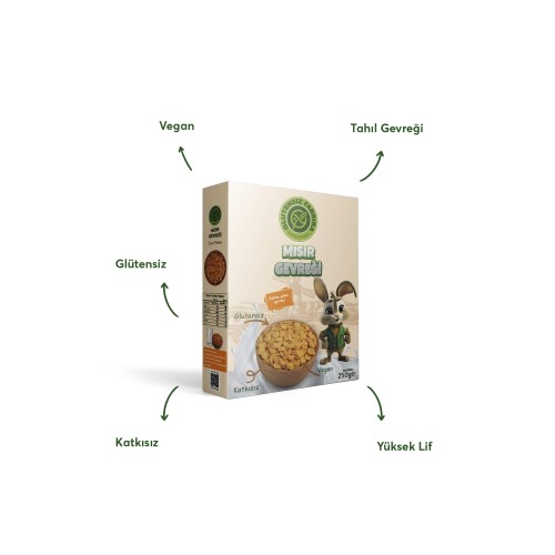 Yerli Glütensiz Mısır Gevreği 250 Gr Cornflakes