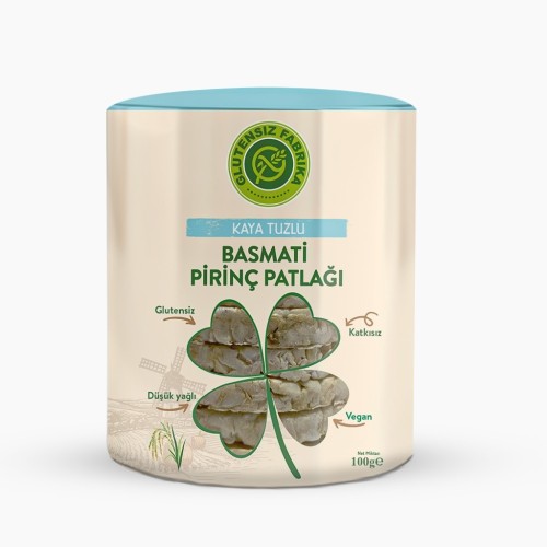 Vegan & Katkısız 6 X 90 Gram Basmati Pirinç Patlağı